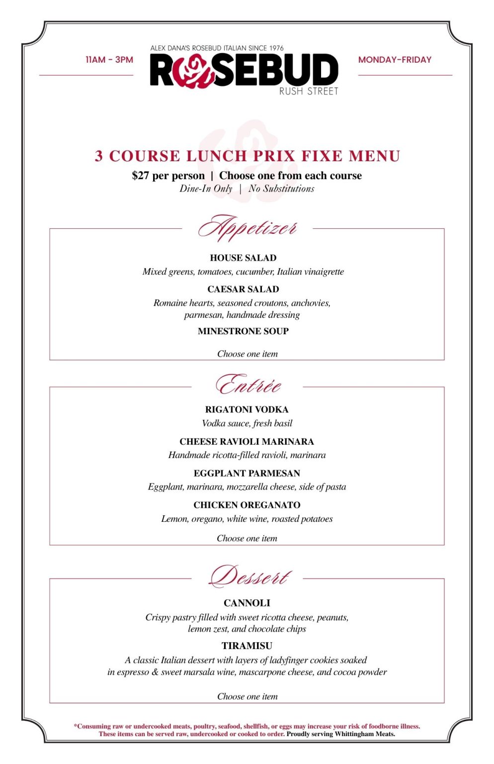 Rosebud on Rush – Rosebud Restaurants